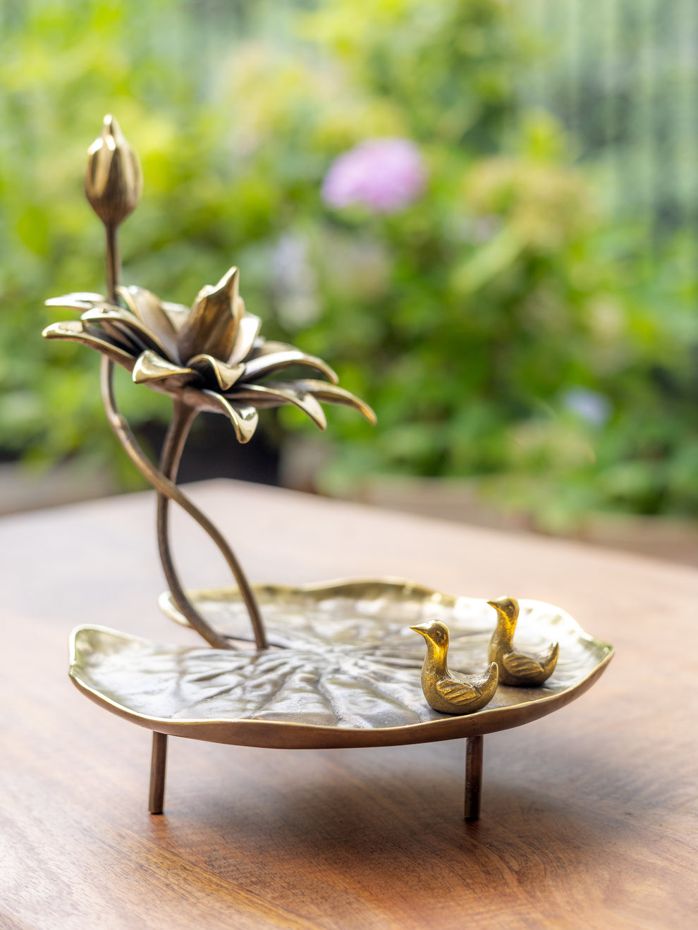 Handmade in pure brassÊ with polished brass highlights. – The Design Forge